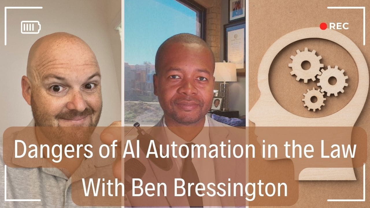 EP281 Dangers of AI Automation in the Law - With Ben Bressington - LMI ...